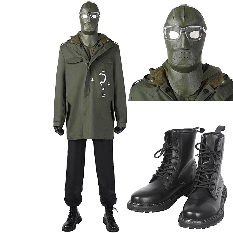 2022 The Bat Riddler Cosplay Outfit Adult High Quality Gotham Edward ...