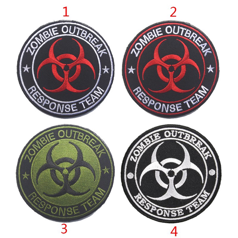 Embroidery Patch Zombie Outbreak Response Team Patches Personality ...