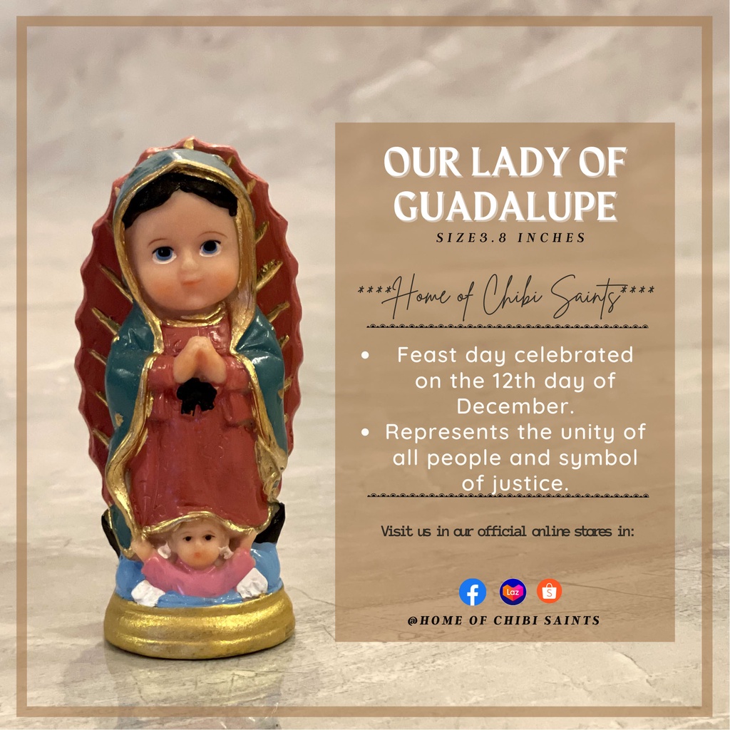 Chibi Saint - Our Lady of Guadalupe | Shopee Philippines