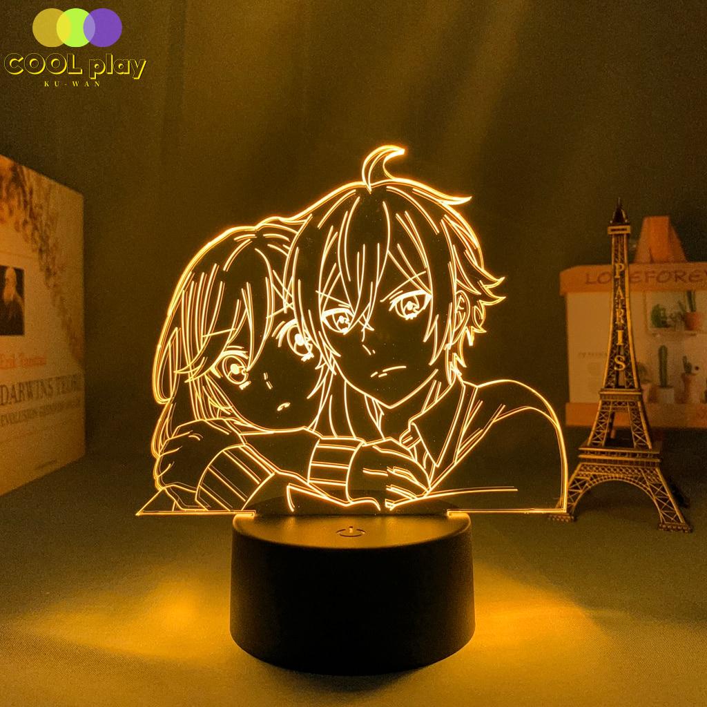 3d Led Light Anime Hori San To Miyamura Kun for Bedroom Decor Night ...