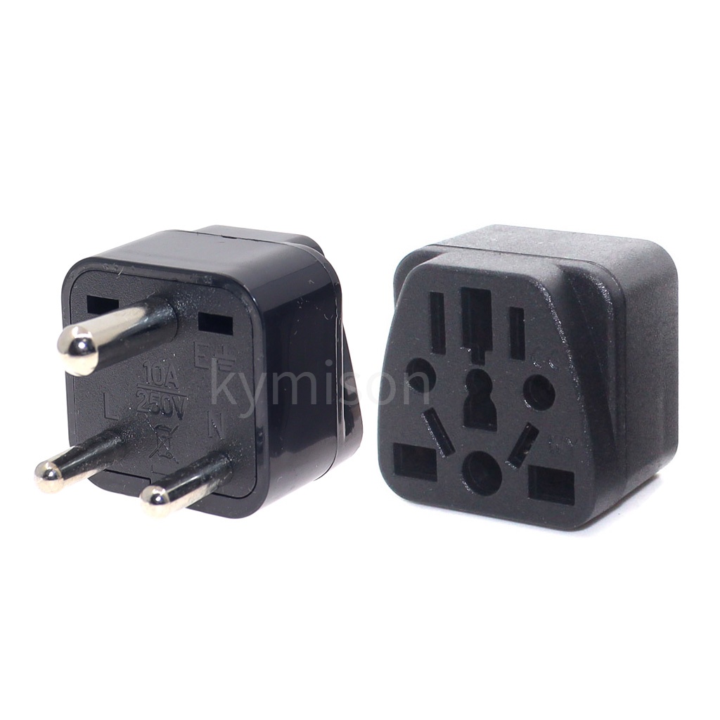 Universal Kr american european AU EU To US UK Power plug adapter USA Israel Brazil Travel ...