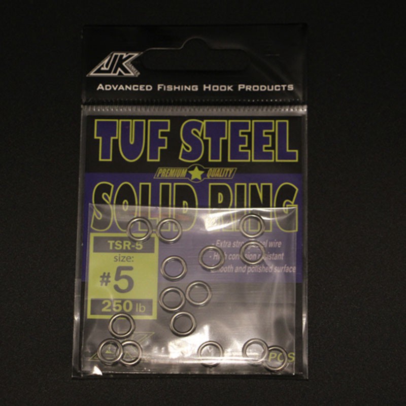 JK TSR Power Solid Ring Jigging Assist Tools 6mm-12mm Heavy Duty Fishing solid Ring Fishing ...