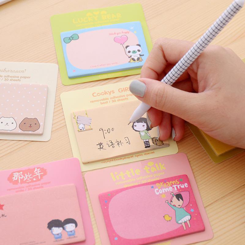 Susan1188 Cute Sticky Notes Mini Sticky Cartoon Animals For Office Memo ...