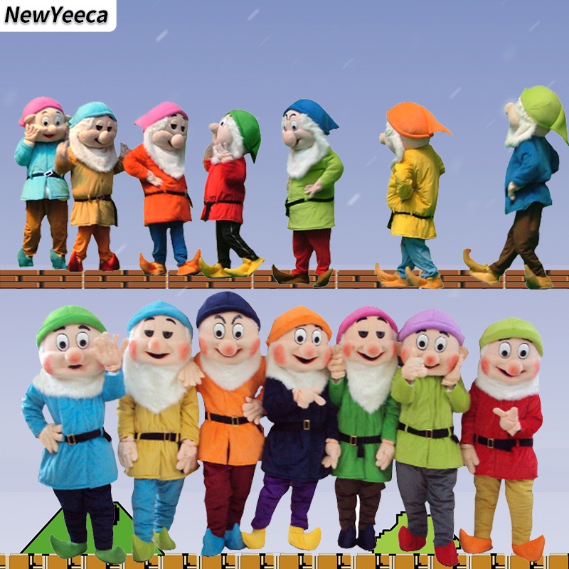 Seven Dwarfs Cartoon Doll Quirky Costume Suitable For Adults and Usable ...