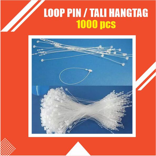 HANGTAG STRAP / LOOP PIN / LABEL STRAP / LABEL TAG / LOCK PIN 1000PCS ...