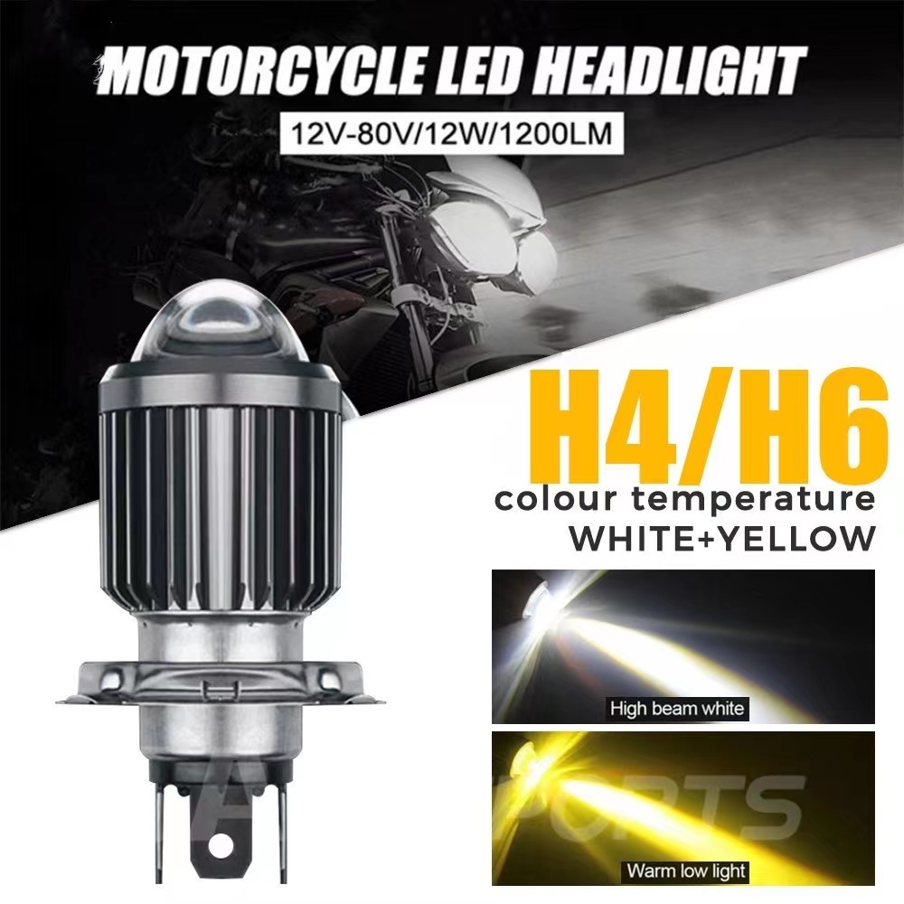 Ceyes Motorcycle Headlight LED Bulbs H4 H6 T19 P15D Headlight Bbulb Tmx ...