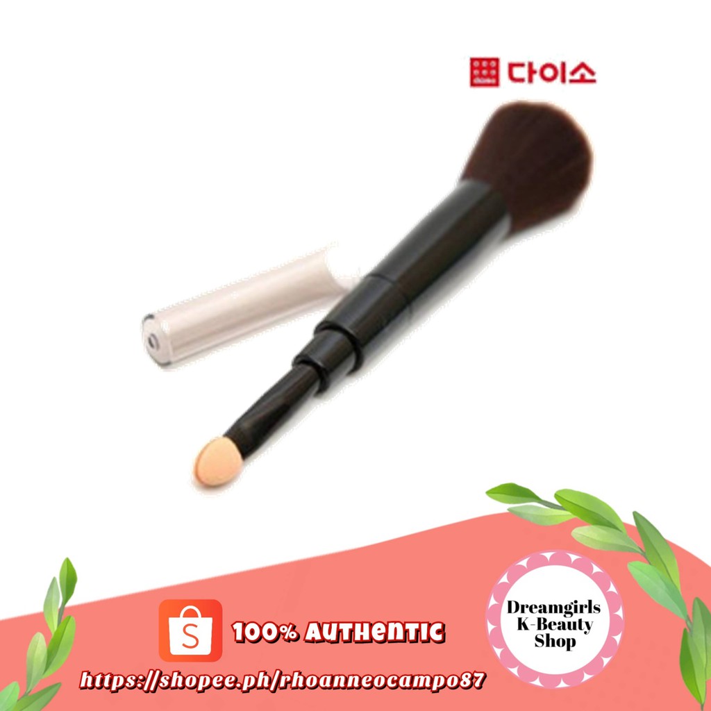 DAISO Dual Brush (Round Touch+Sponge) | Shopee Philippines