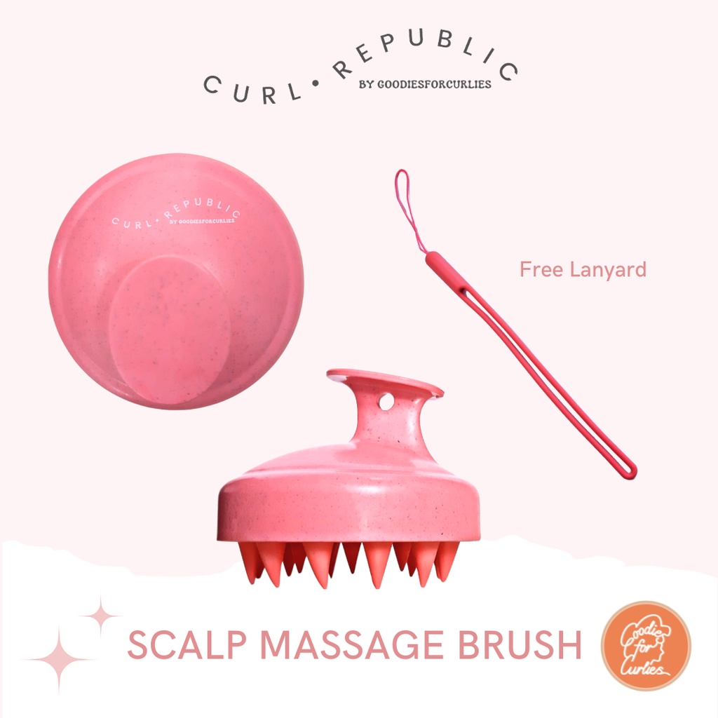 Curl Republic Silicone Hair and Scalp Massager Brush | Shopee Philippines