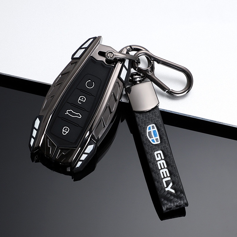 Car Key Fob Cover Case Shell Holder Set For Geely Coolray X6 Emgrand ...