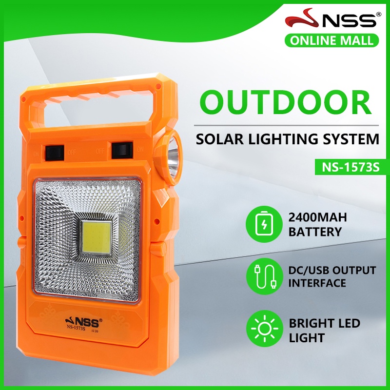 NSS Solar Lighting System emergency light with bulbs multifunctional ...