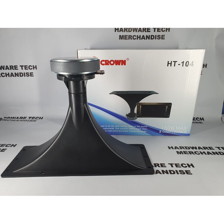 Crown HT-104 150 watts Horn Tweeter with free capacitor | Shopee ...