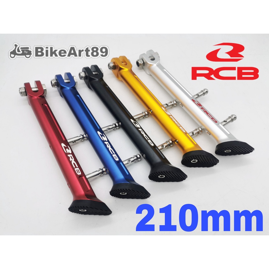 Side Stand CNC RCB Universal 210MM Accessories Motor ADV150 MT15 R15 R25 MT25 Z250 Pulsar RSX ...