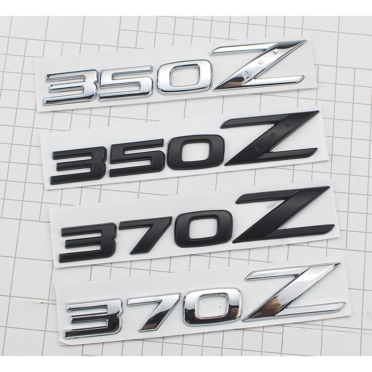 1 X Metal 350Z 370Z Rear Emblem Badge Sticker Decal Nissan | Shopee ...