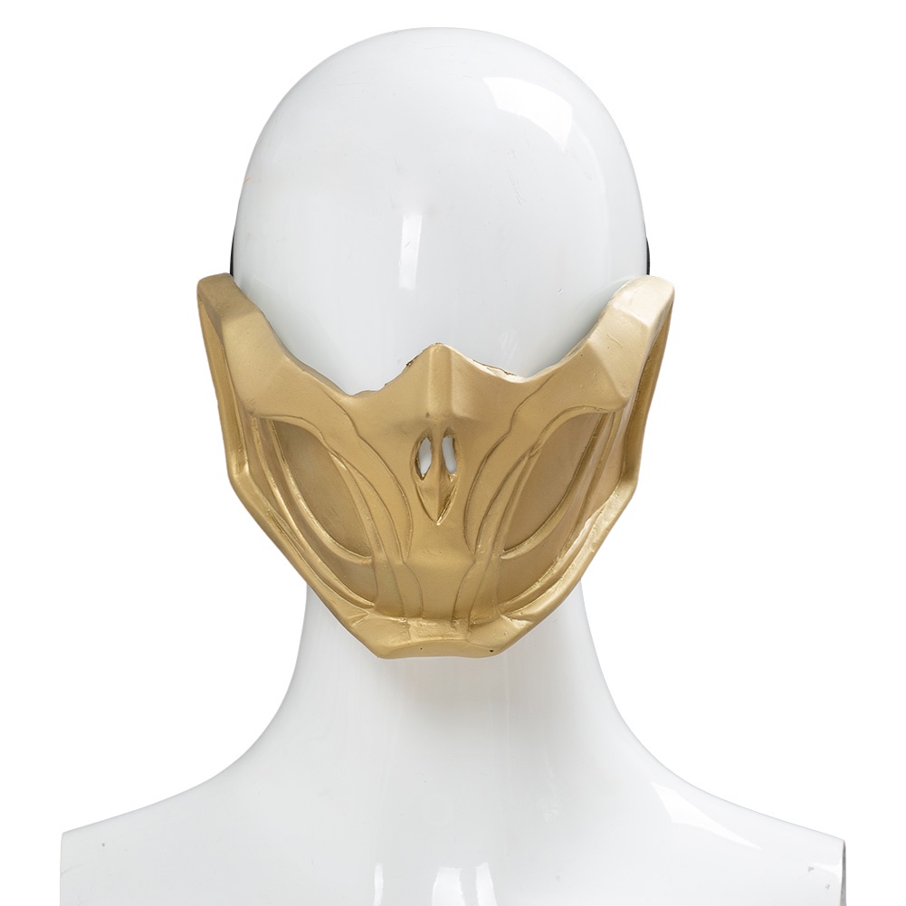 (In Stock) Game Mortal Cosplay Masks Scorpion Half Face Mask Halloween ...