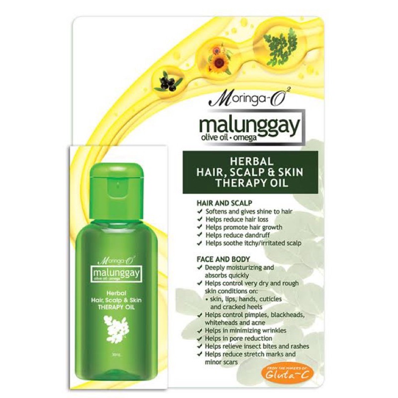 ★Moringa-O2 Malunggay Olive Oil Omega Herbal Hair, Scalp & Skin Therapy ...