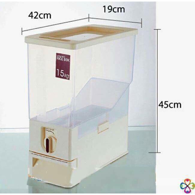 SMART RICE BOX Rice Dispenser 15kg | Shopee Philippines