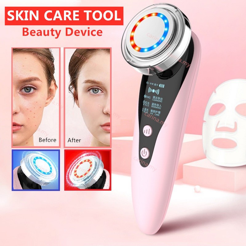 Free Facial mask cleaning and adjusting Beauty Device Red&blue Light ...