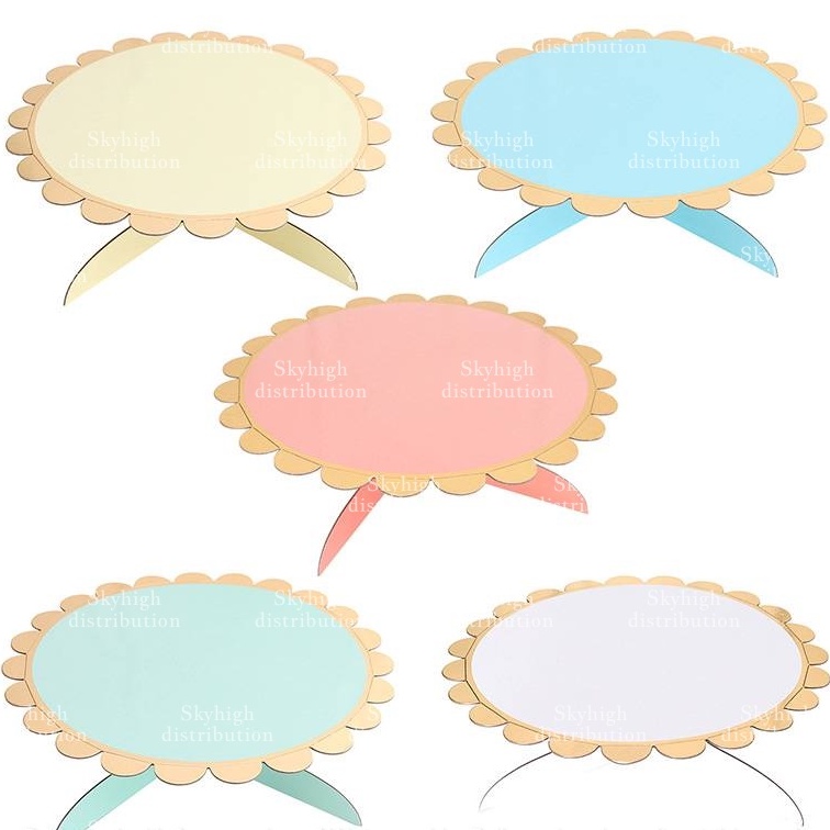 Metallic Wave Bronzing Cake Stand Single Layer Cake Stand Birthday ...