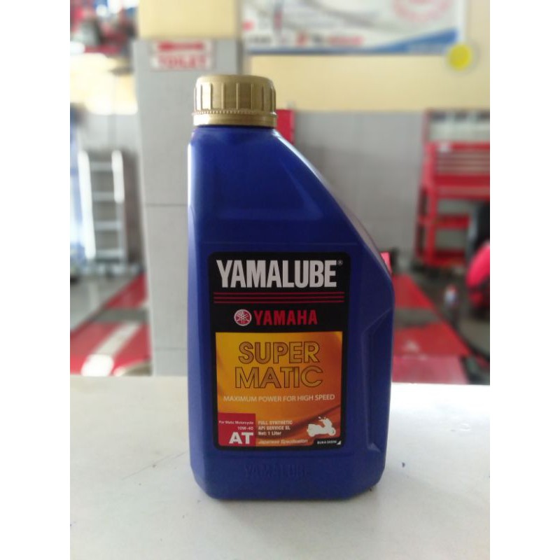 Oil Machine SUPER MATIC YAMALUBE Oil NMAX AEROX 10w/40 4T 1 LITER ...