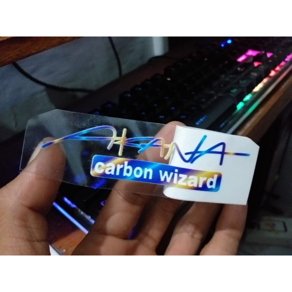 Yamalube striping Sticker at akana carbon wizard (Unit) | Shopee ...