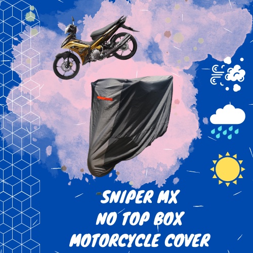 SNIPER MX │ WATER-REPELLANT MOTORCYCLE COVER (NO TOP BOX) | Shopee ...