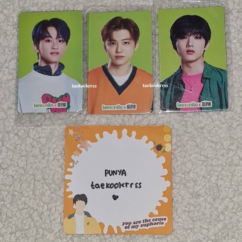 Pc Lemonilo NCT Photocard Mark Sogang Jaemin (Pc Official Lemonilo x ...