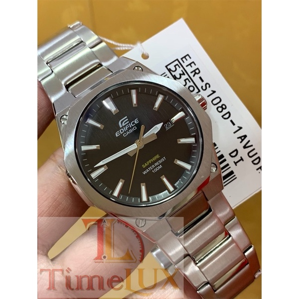 CASIO EDIFICE EFR S108D 1A | Shopee Philippines
