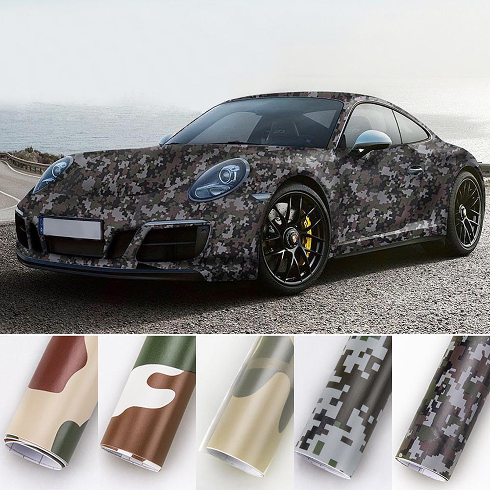 20cm*152cm 3D Car Stickers Camouflage Vinyl PVC Car Wrap Film Auto ...