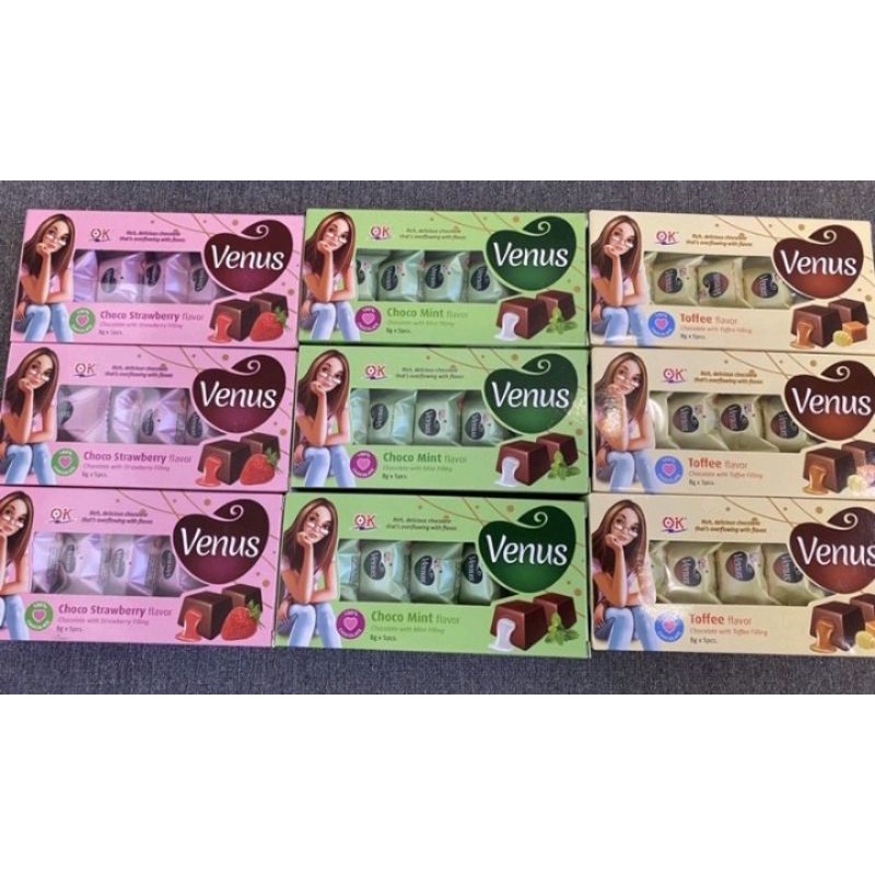 Venus Strawberry 8g x 5pcs | Shopee Philippines
