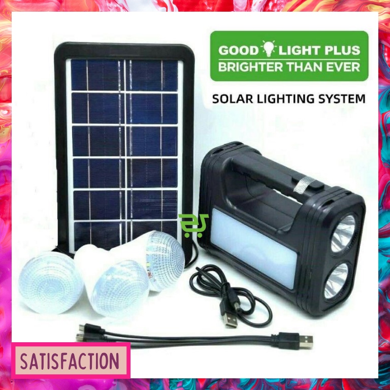 STSF GDLite GD-8017s Solar Power Light Lighting System Emergency Cool ...