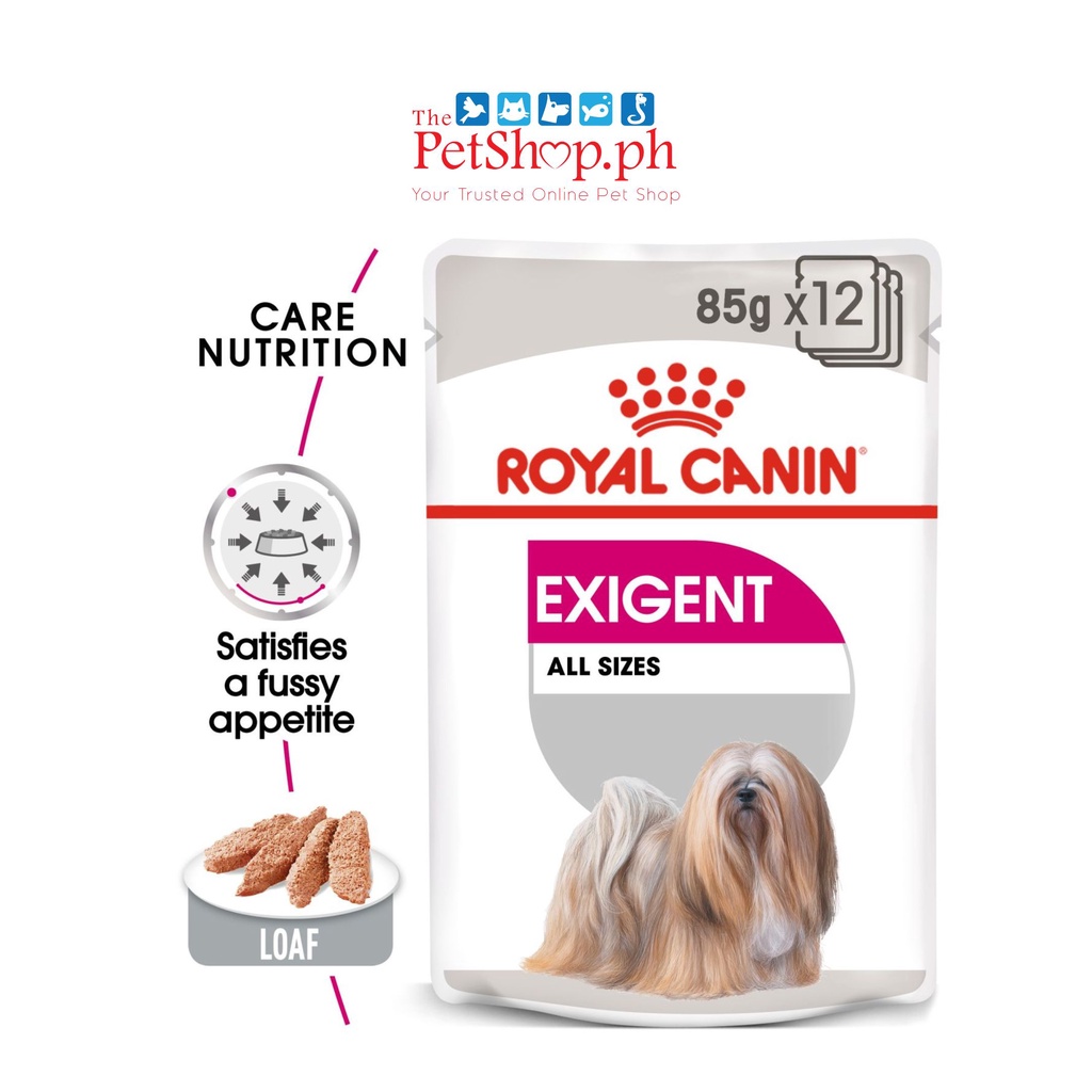 Royal Canin Exigent Loaf 12's Picky Eater Canine Care Nutrition 85g ...