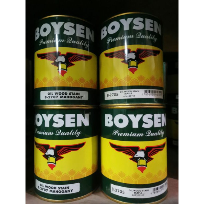 Boysen Oil Wood Stain Maple / Walnut / Mahogany 1 Liter | Shopee ...