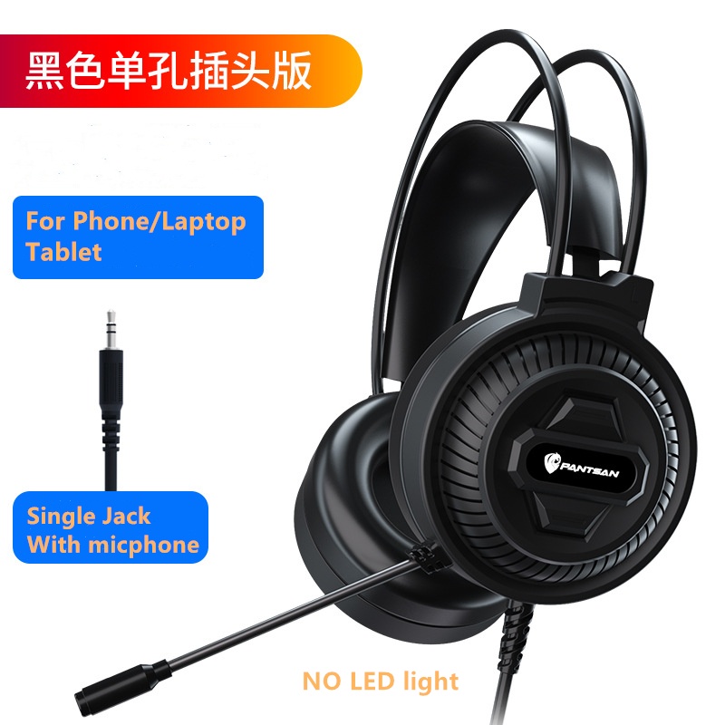 Professional Wired Gaming Headsets 3.5mm Over-Ear Bass Stereo Gaming ...