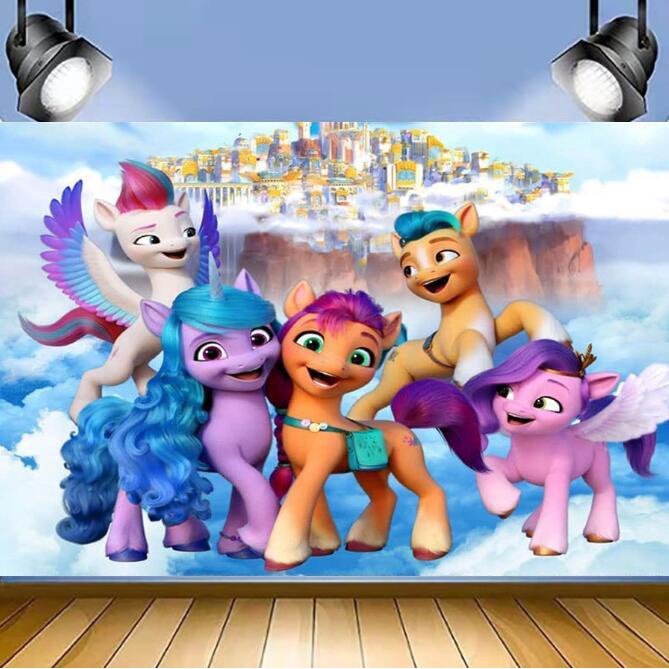 Little Pony Backdrop Party Supplies Photography Backdrops Birthday ...