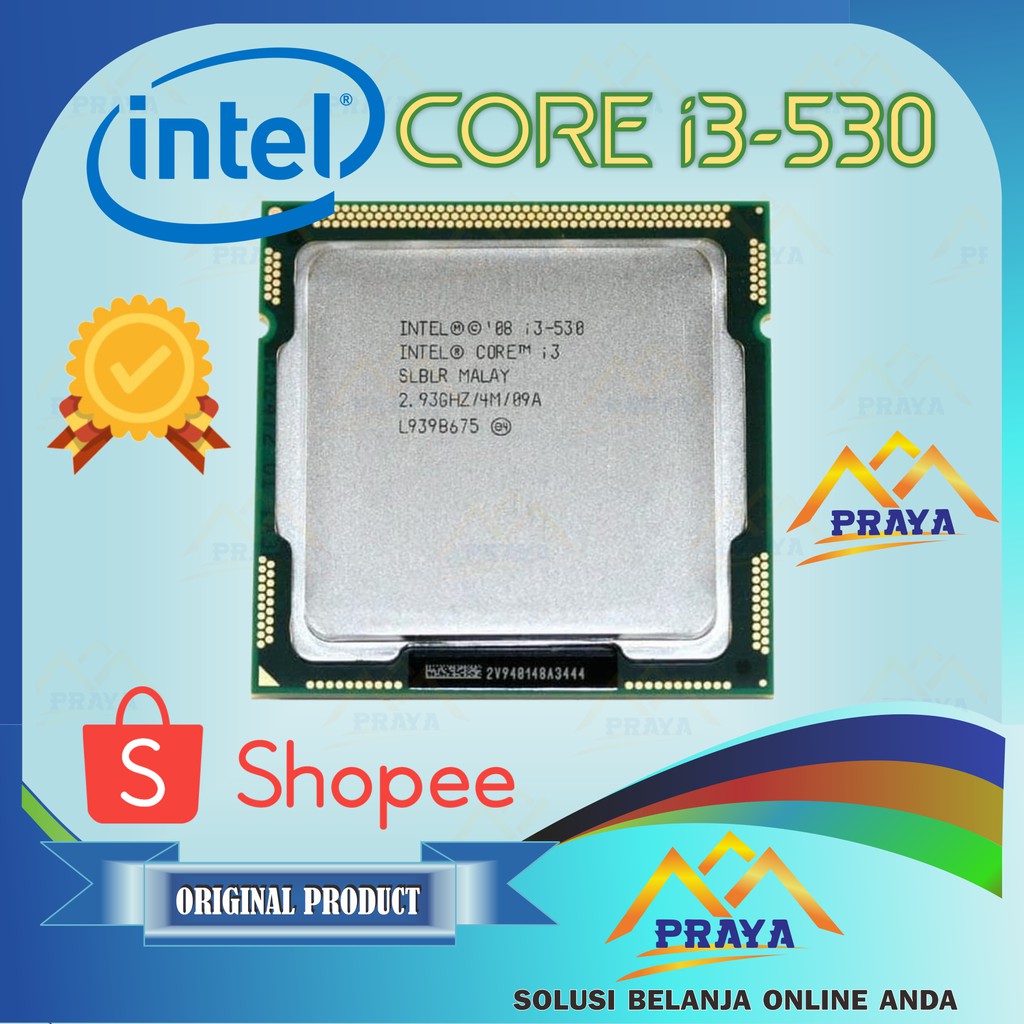 PROCESSOR INTEL I3-530 CORE I3 530M LGA 1156 SOCKET | Shopee Philippines