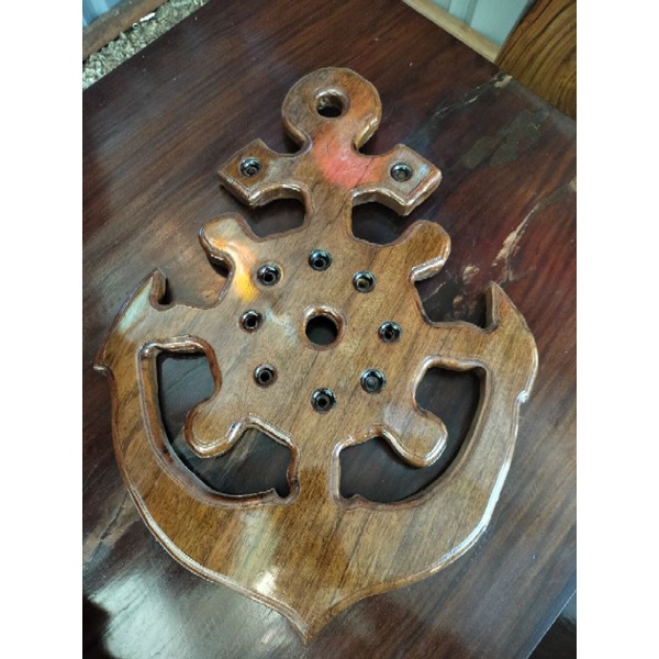 wood wall decore ancla wood design(magkuno wood) | Shopee Philippines