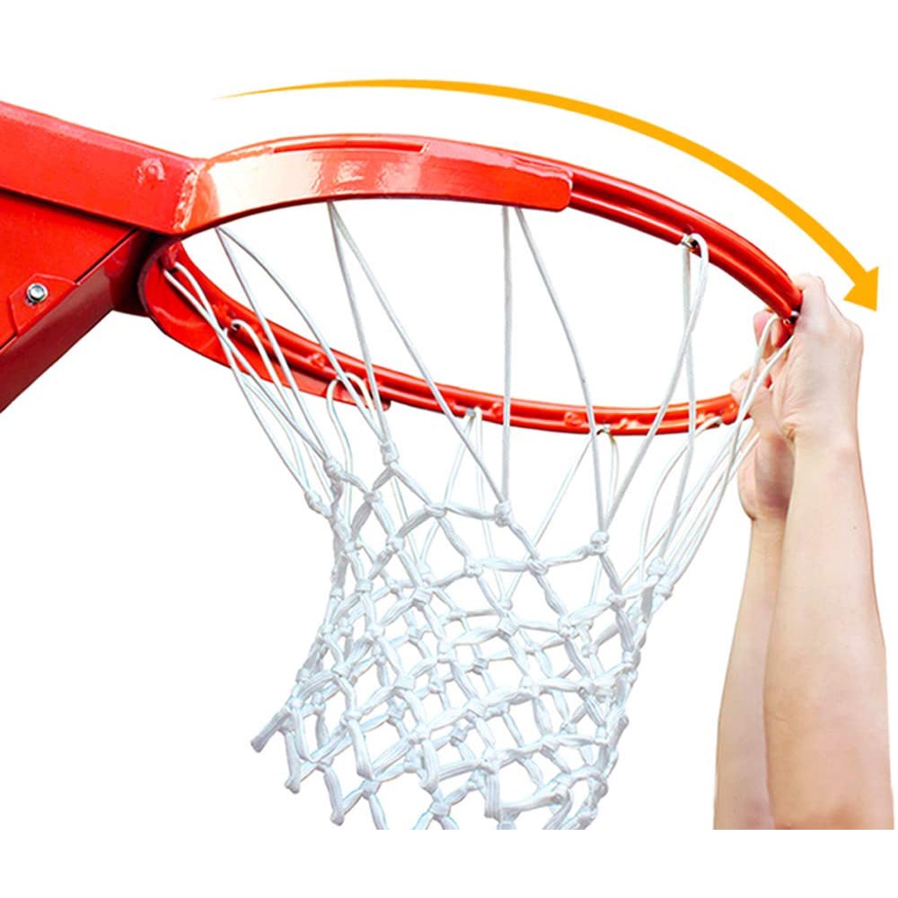 New Basketball Ring 16" with Dual Spring, Cable type/HookHolder and Net ...