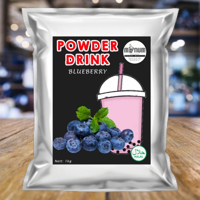 Soybean Powder Drink Flavor 1kg Blueberry / Bubble Drink Powder ...