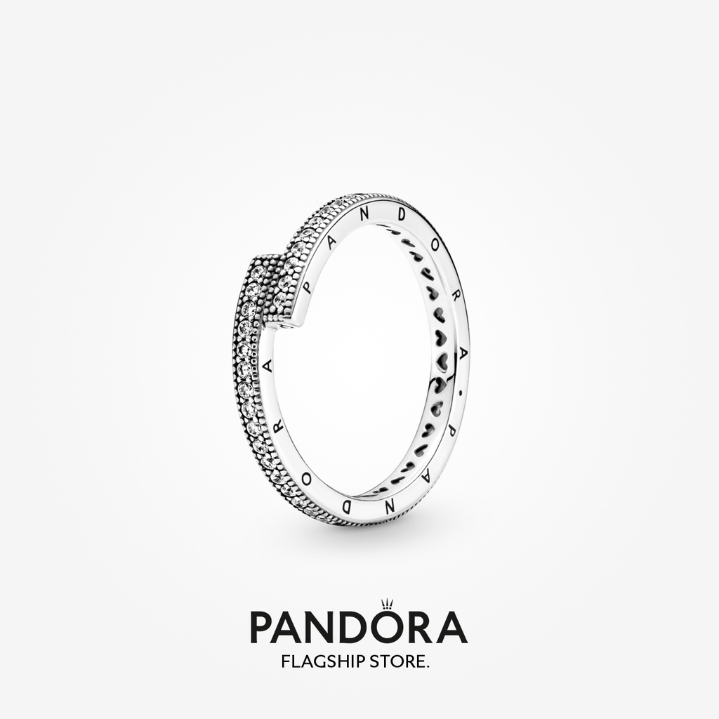 Pandora sparkling overlapping ring | Shopee Philippines