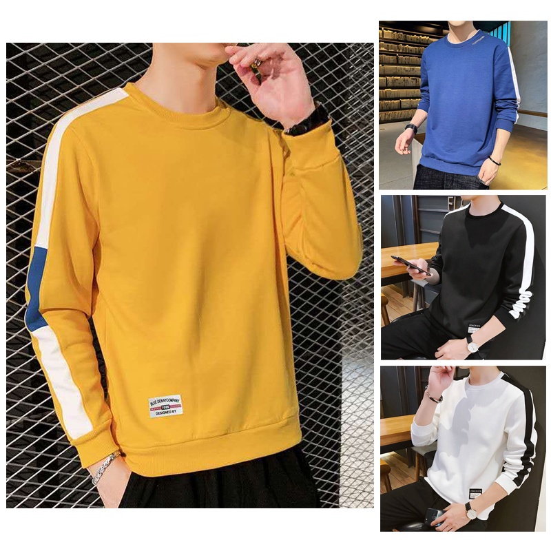 Men's Sweatshirts Hoodie university shirt long-sleeved T-shirt round ...