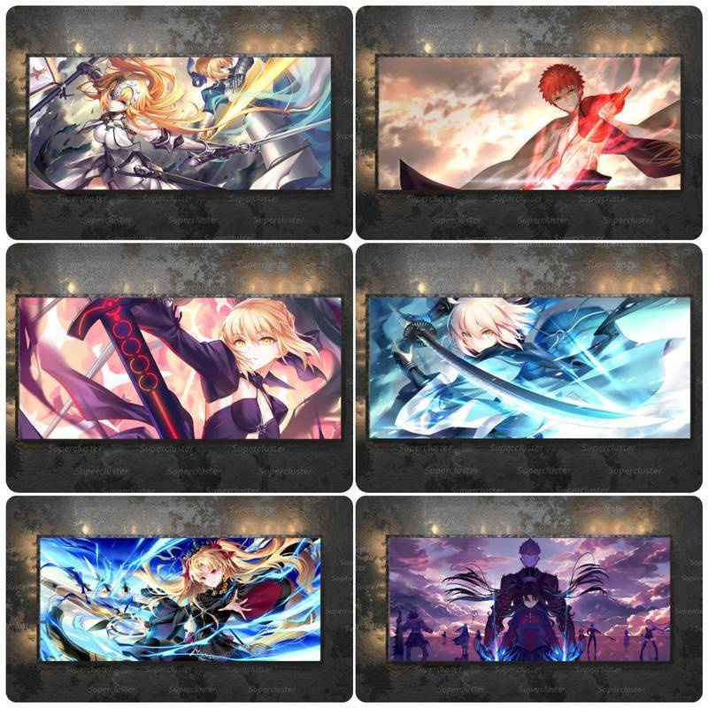 Fate Stay Night Canvas Painting Saber Aesthetic Poster Wall Shirou ...