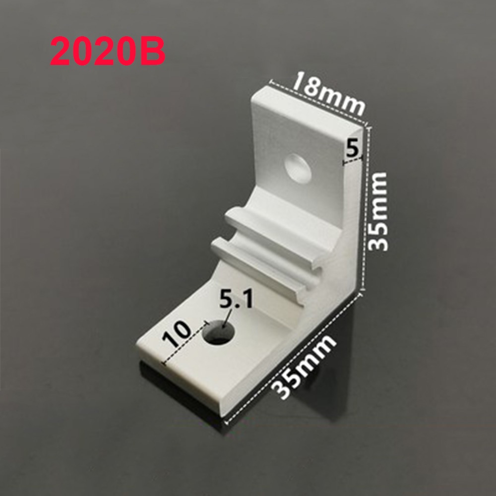1PC 2020 Aluminum Profile Right Angle Corner Bracket 3030 4040 2040 ...