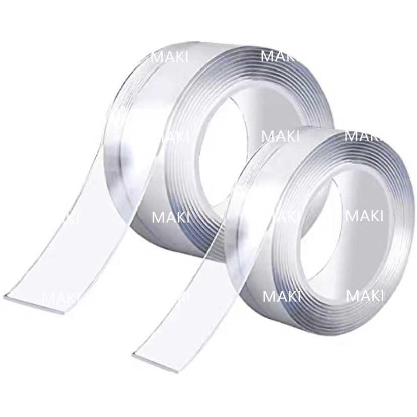 Double sided wall adhesive tape,reusable/removable/washable,transparent ...