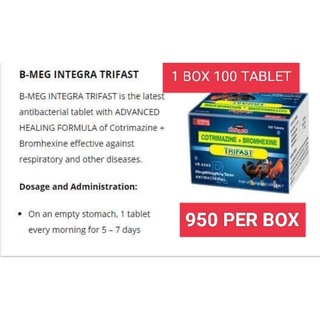 TRIFAST 1 BOX (100 TABLET) | Shopee Philippines