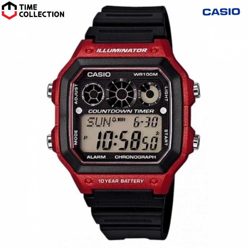 Casio AE-1300WH-4AVDF Digital Rubber Strap Watch For Men | Shopee Philippines