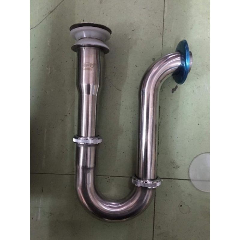 high quality sus304 stainless p/U-trap for lavatory/ ceramic sink ...