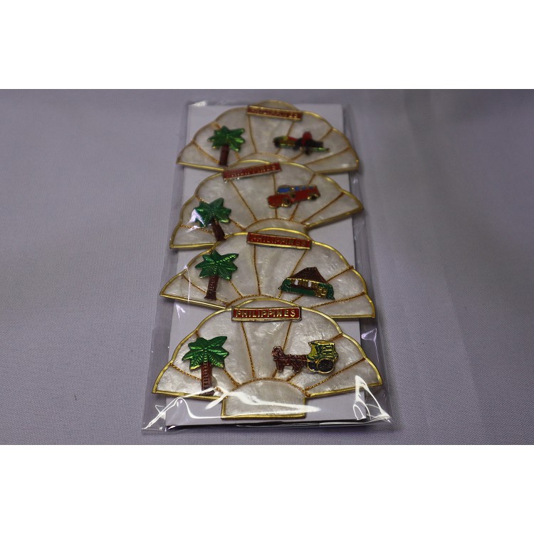 REF MAGNET - FAN W/ PHILIPPINE ICONS DESIGN (CAPIZ) | Shopee Philippines
