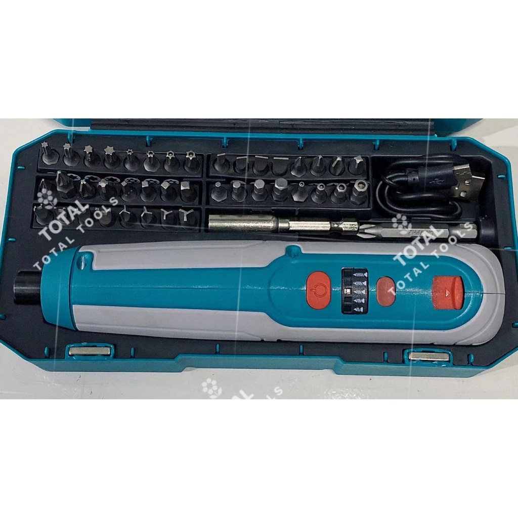 TOTAL Lithium-ion Cordless Screwdriver 4V TSDLI0403 | Shopee Philippines