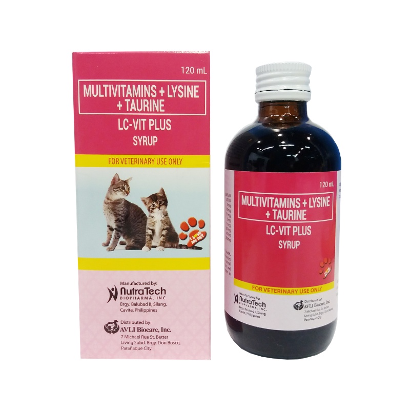LC Vit Plus 120ml LC Vit Multivitamins Syrup Vitamins Supplements Pets ...
