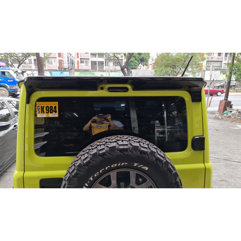 SUZUKI JIMNY 2019-2023 THAILAND MADE GLOSSY BLACK REAR SPOILER ( JIMNY ...